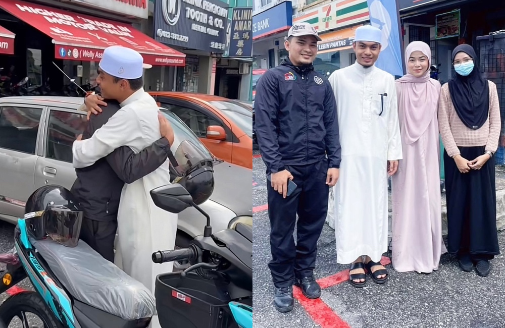 Pempengaruh Hadiahkan Motor Baru Ganti Kenderaan Dicuri Semasa Suami ...