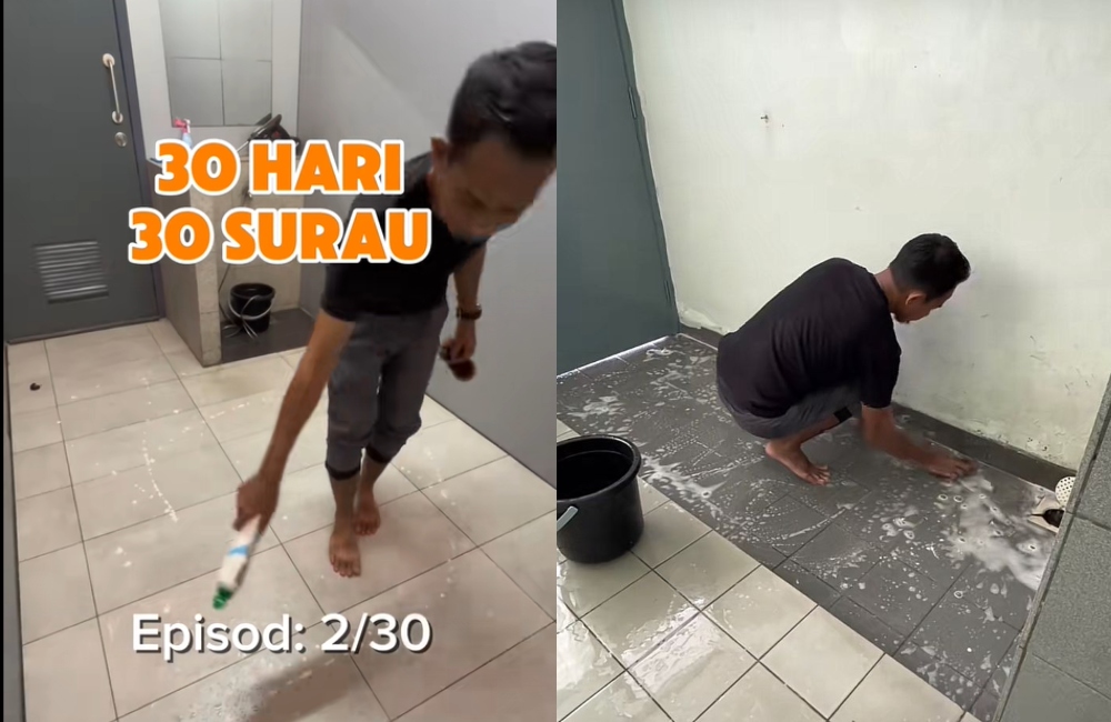 30 Hari 30 Surau: Lelaki Ikhlas Bersihkan Rumah Ibadah Sepanjang ...